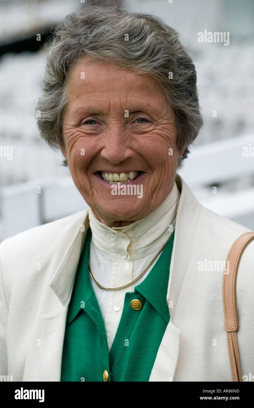 Rachael Heyhoe-Flint, Baroness Heyhoe-Flint, portrait, former cricketer ...