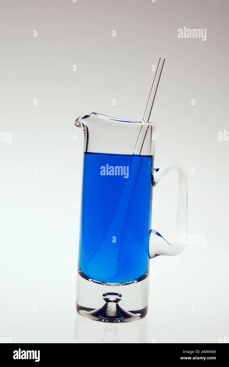 jug of blue booze Stock Photo - Alamy