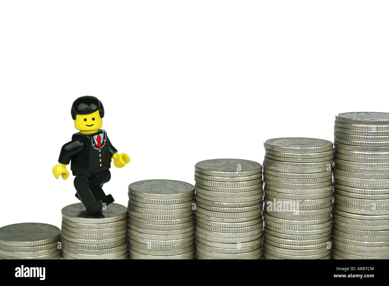 Happy Lego Businessman Business Success High Resolution Stock ...