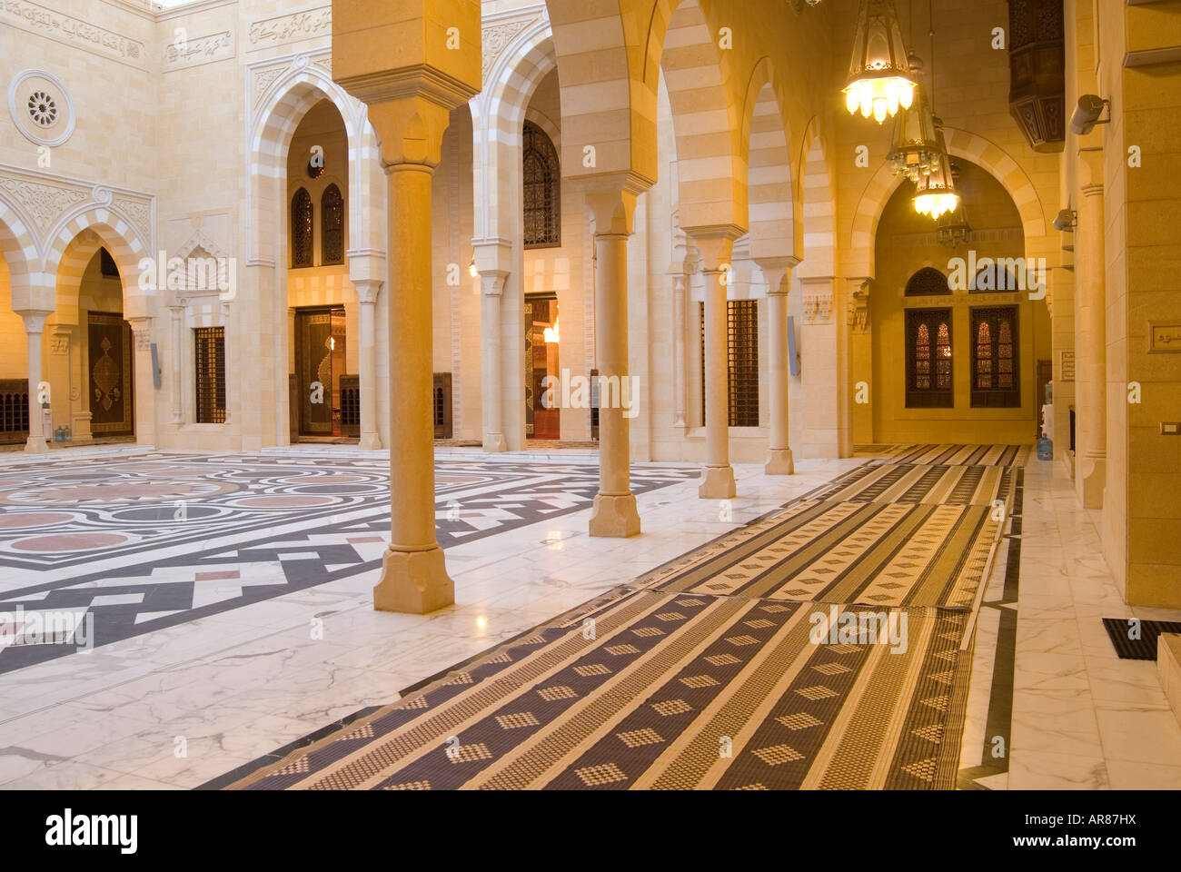 Hariri mosque Saida Lebanon Middle East Stock Photo - Alamy
