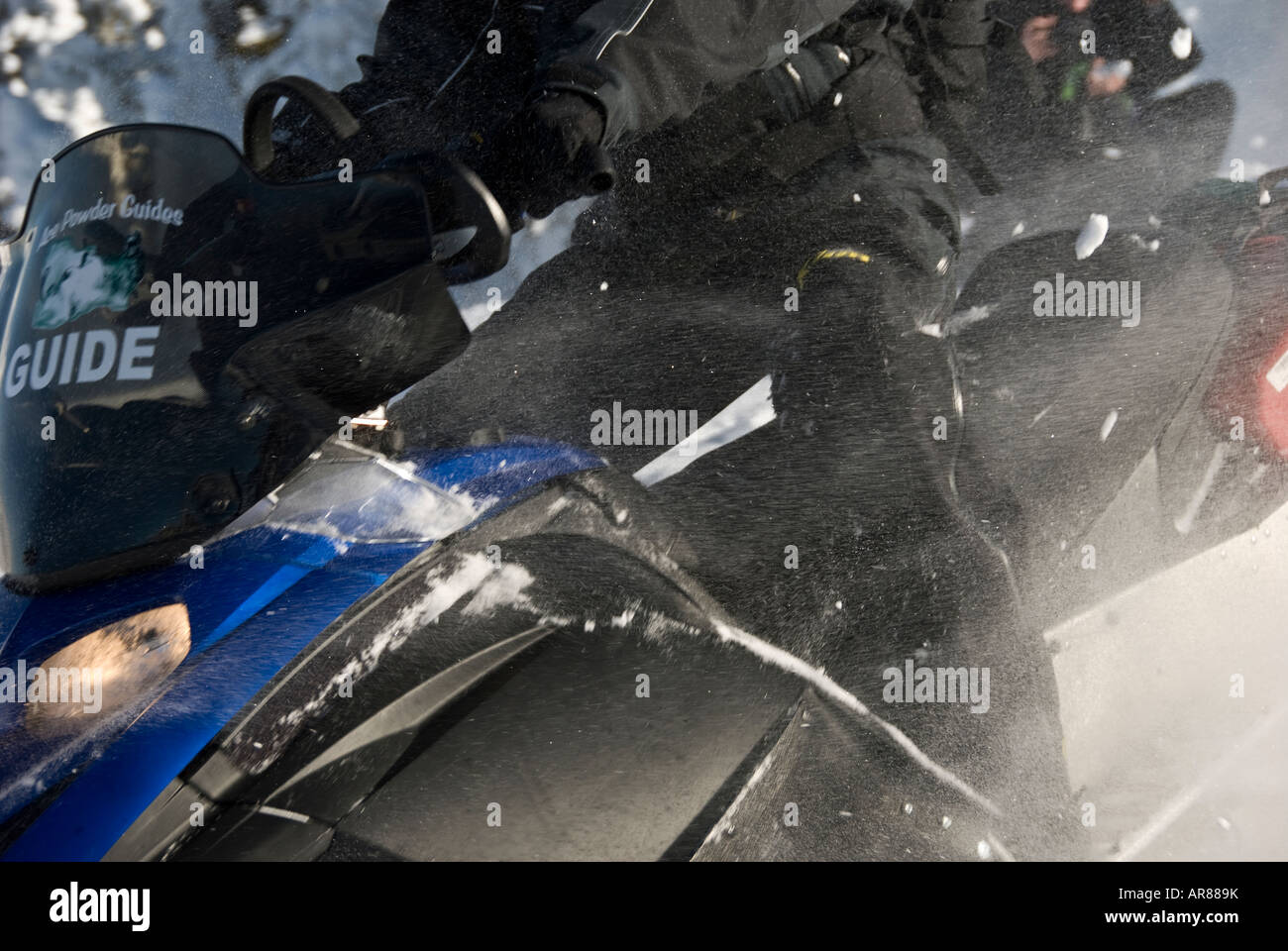 One snowmobile trail hi-res stock photography and images - Alamy