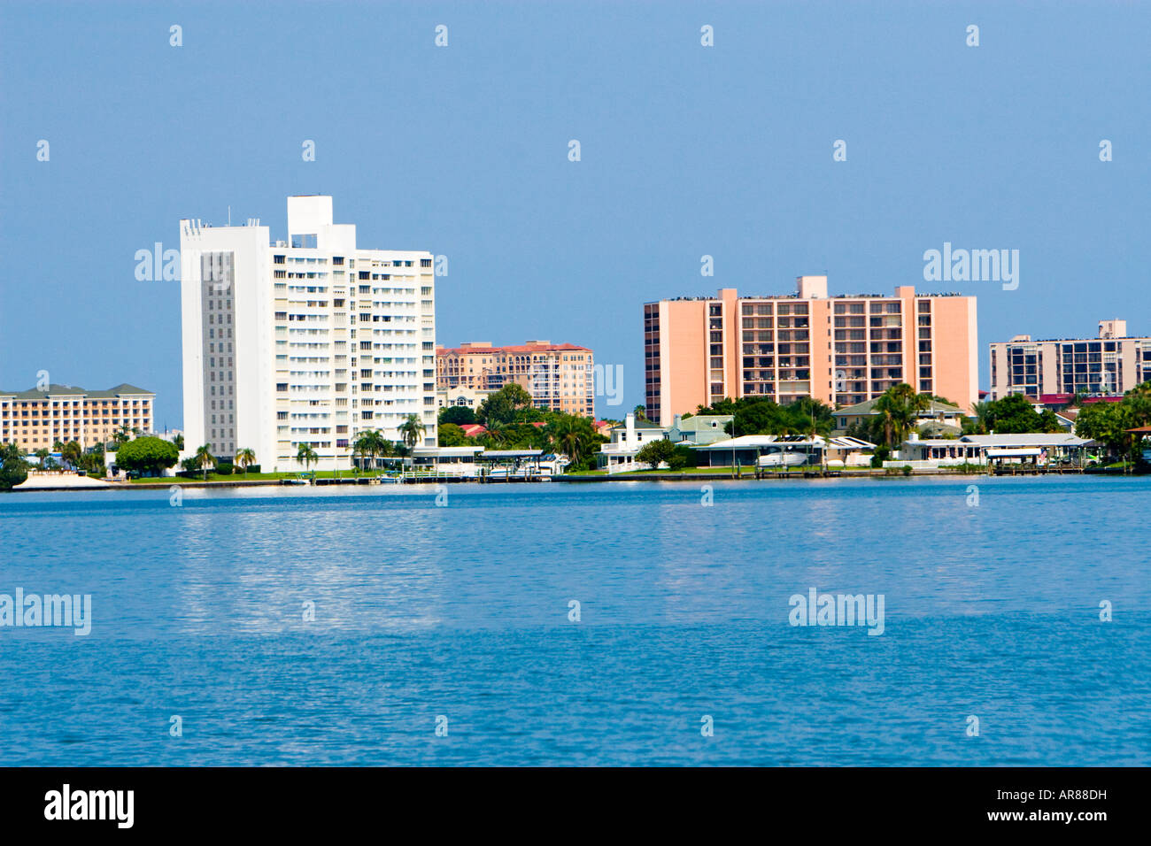 Condos from the water Stock Photo - Alamy
