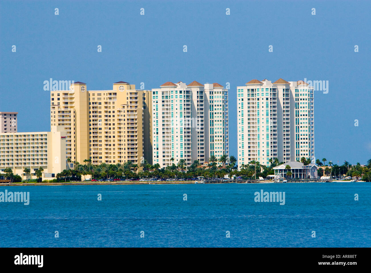 Condos from the water Stock Photo - Alamy
