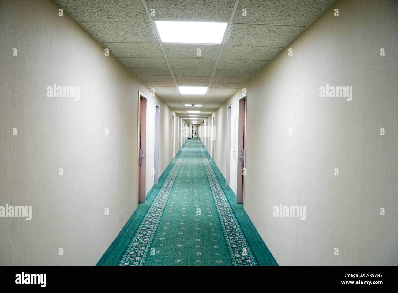 Hotel hallway hi-res stock photography and images - Alamy