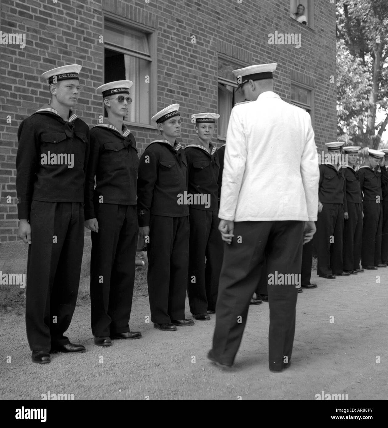 Inspection cadets Black and White Stock Photos & Images - Alamy