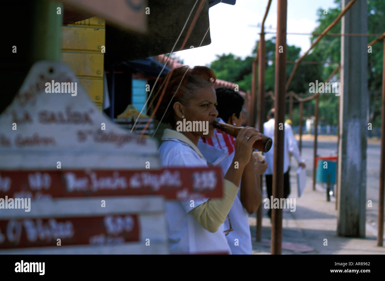 Streetside Food Stall Stock Photo - Alamy