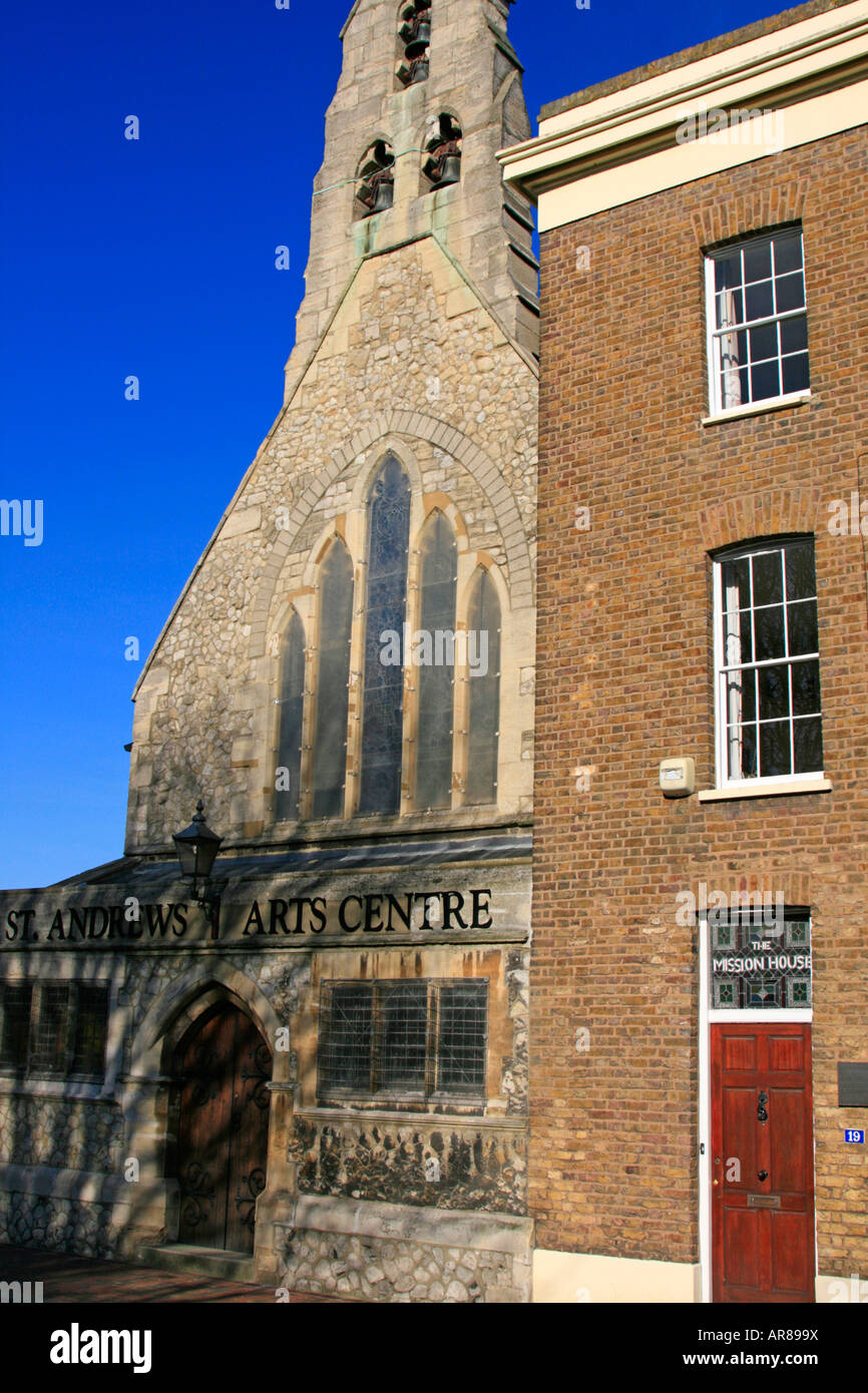 st andrews art centre mission house gravesend kent england uk gb Stock ...
