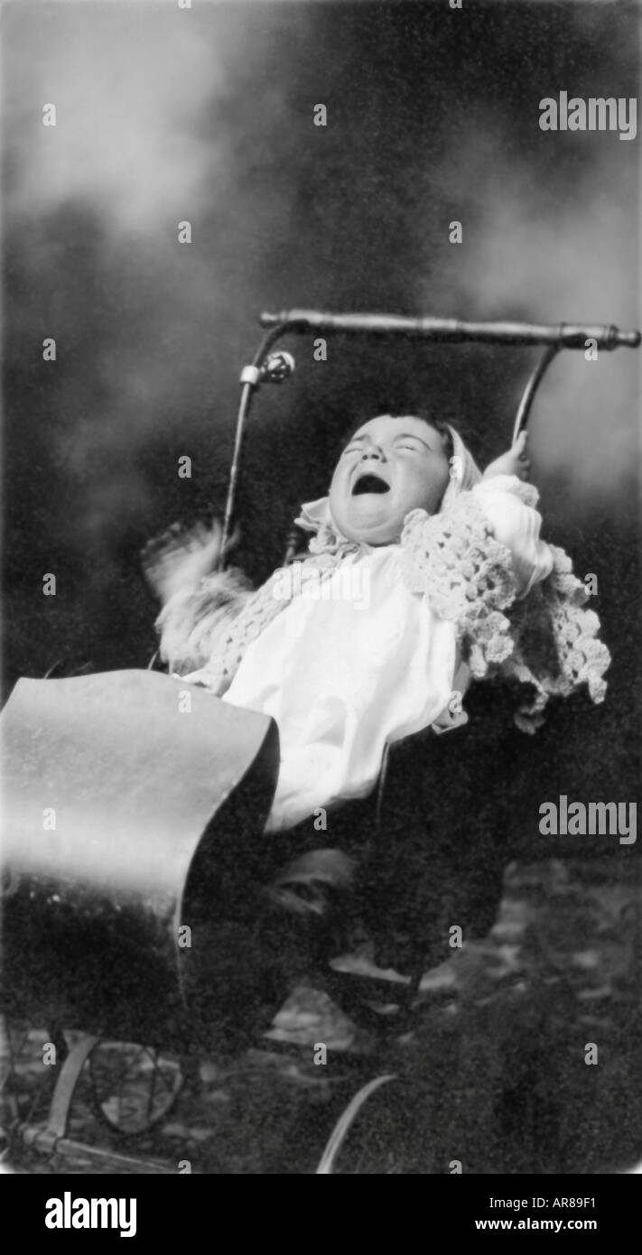 Old fashioned baby in pram hi-res stock photography and images - Alamy