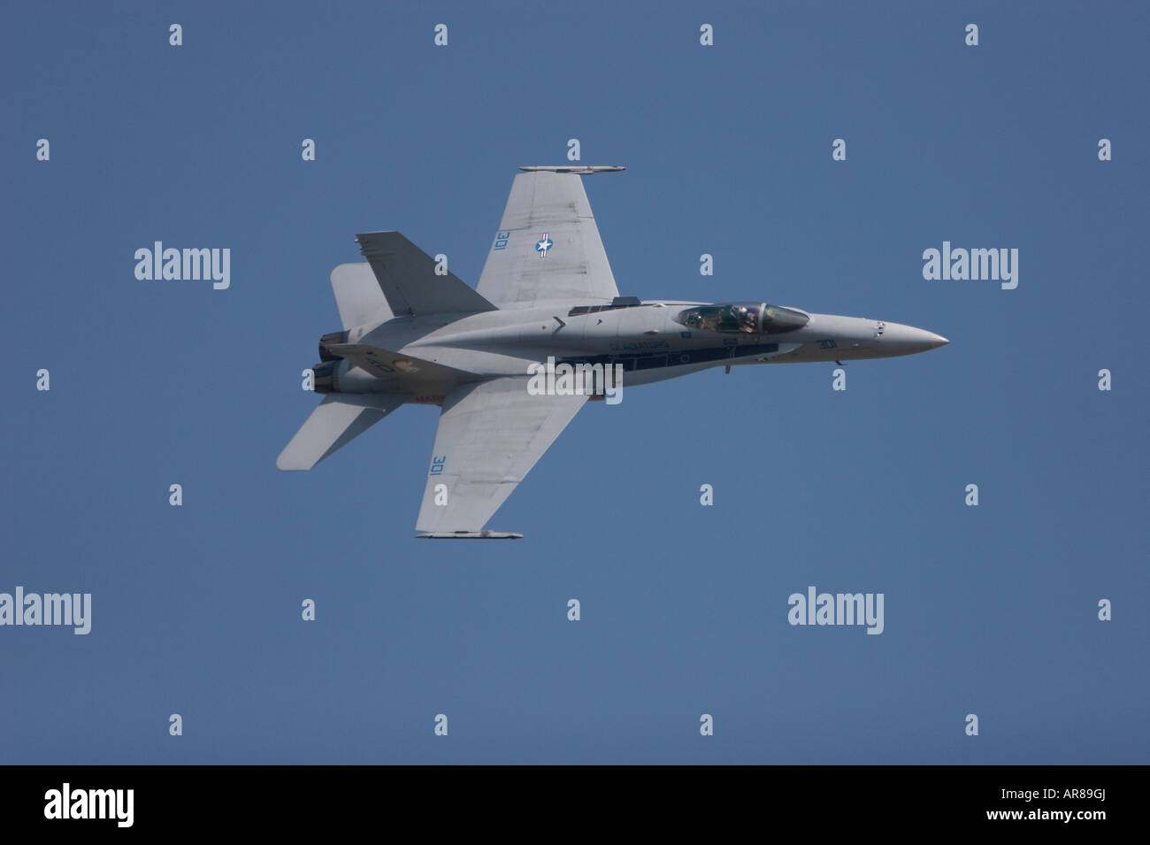 A US Navy F-18 Hornet flying Stock Photo - Alamy