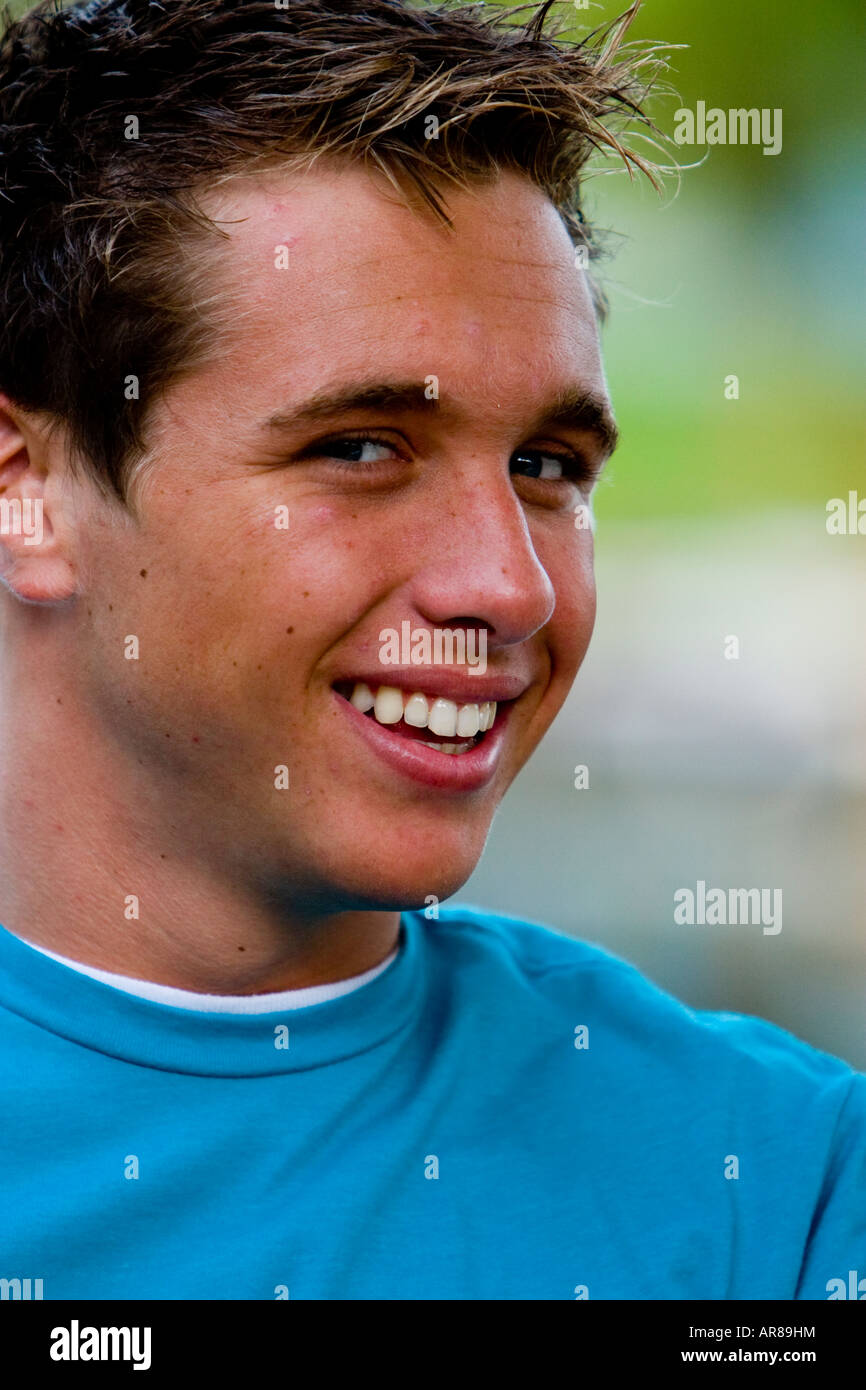 Teen Male Model Stock Photo - Alamy