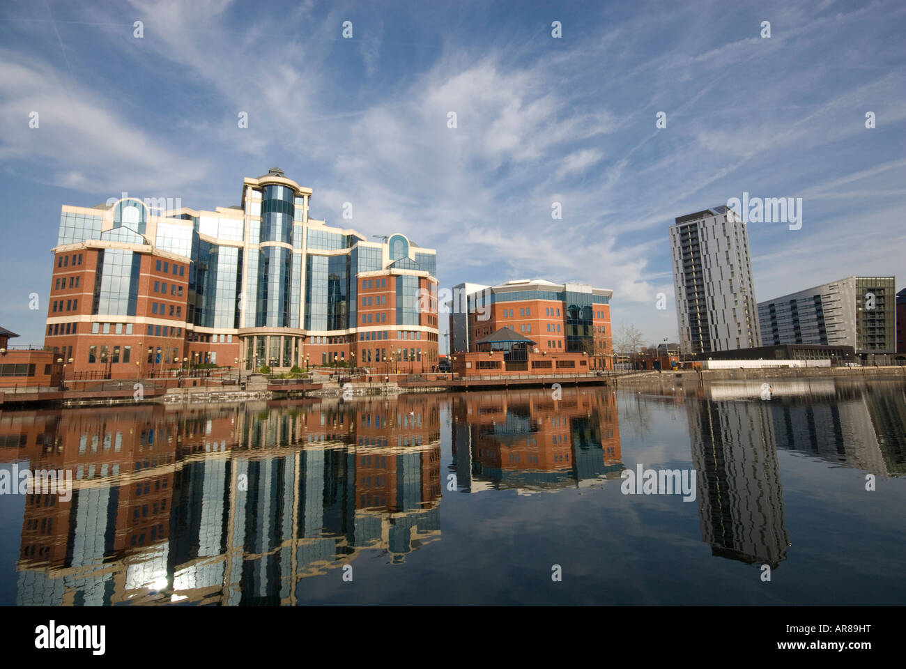 Victoria Building Salfor Quays Manchester Stock Photo - Alamy