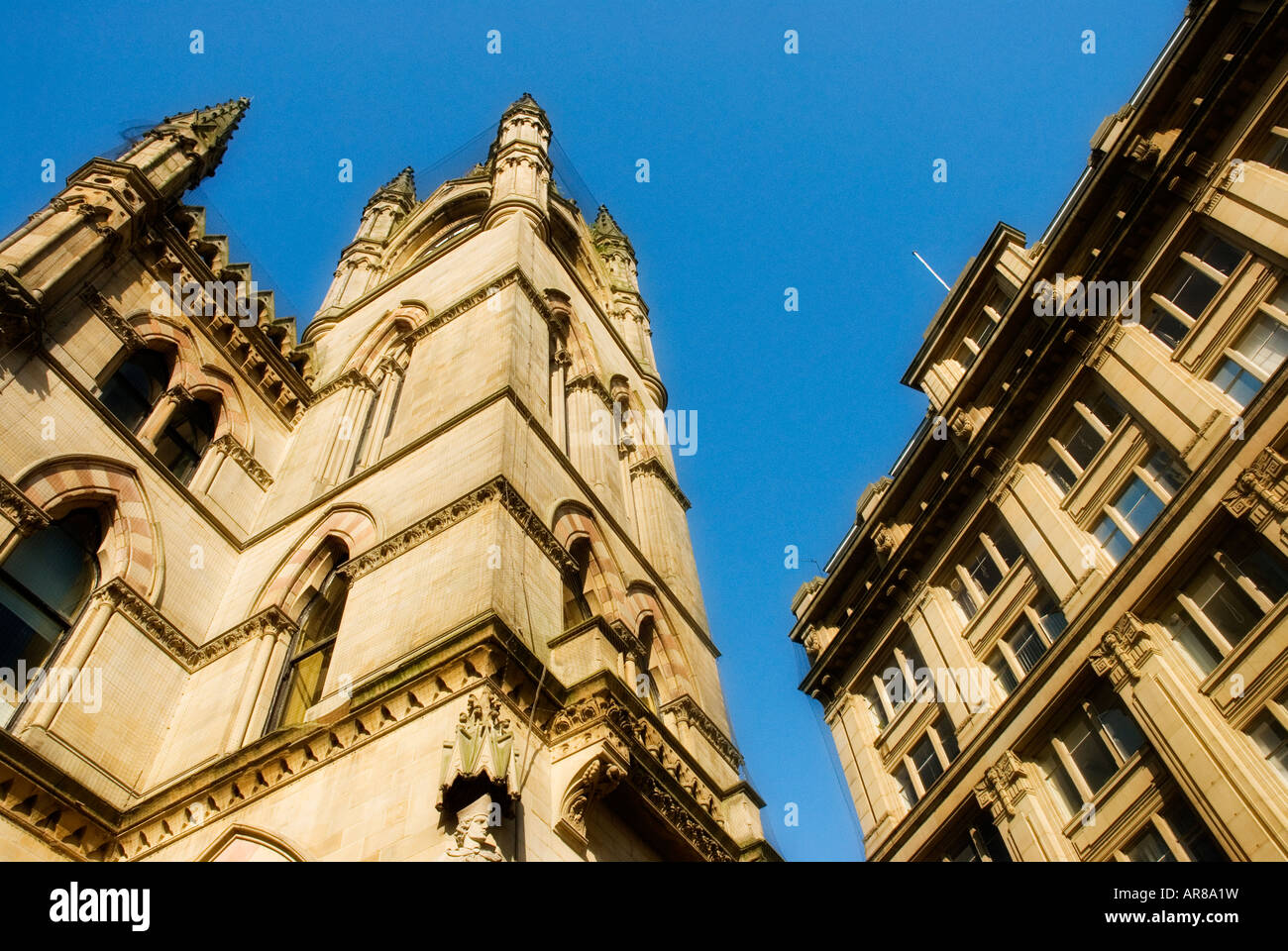 Preserved victorian buildings in Bradford city centre Stock Photo - Alamy