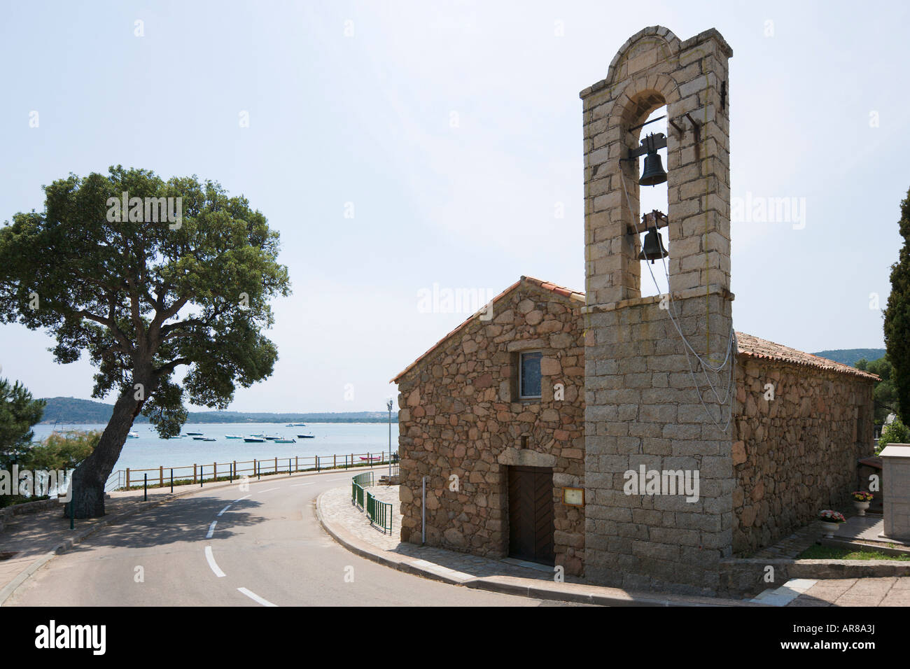 Church, Pinarello near Porto Vecchio, Corsica, France Stock Photo - Alamy