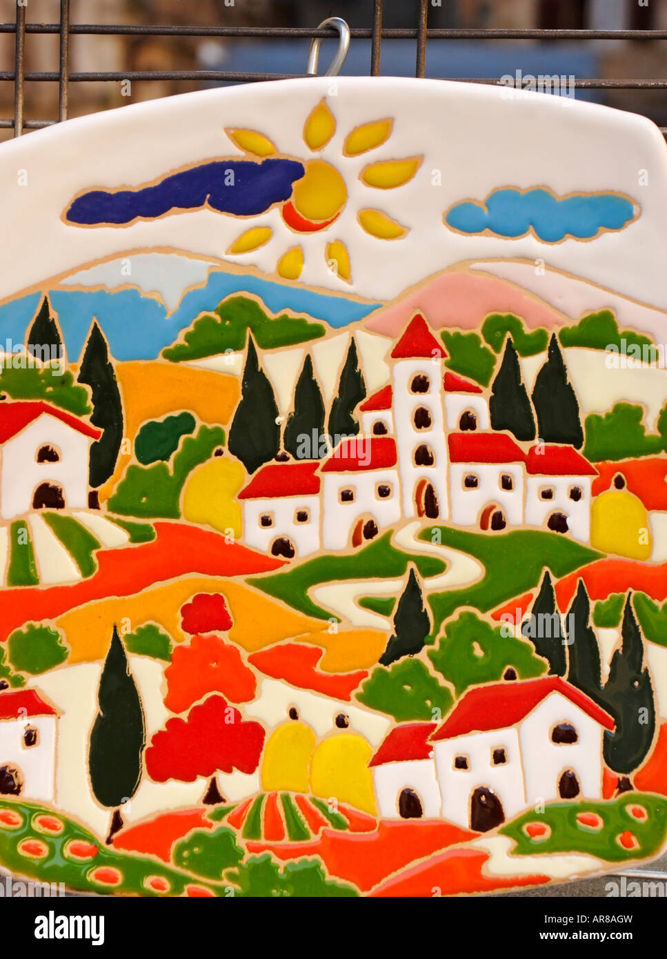 Tuscany italy ceramic painted pottery hi-res stock photography and ...