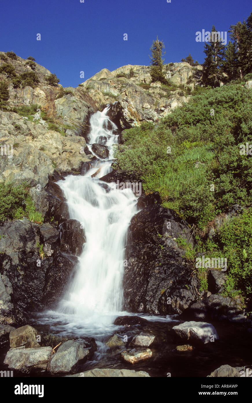 Monarch Creek alongside the Sawtooth Pass Trail in Sequoia National ...