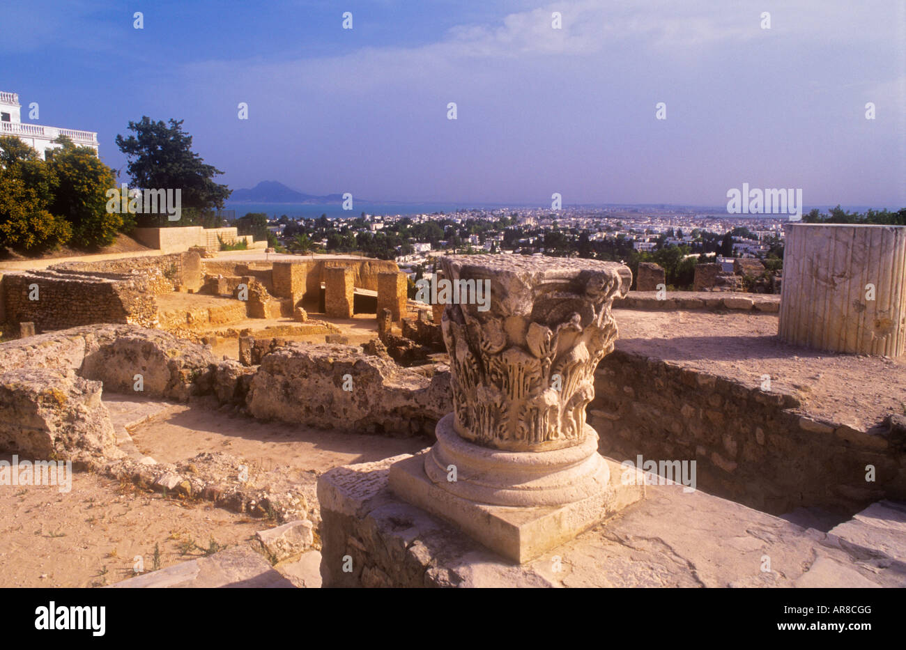 Byrsa hill Carthage Tunisia Stock Photo - Alamy
