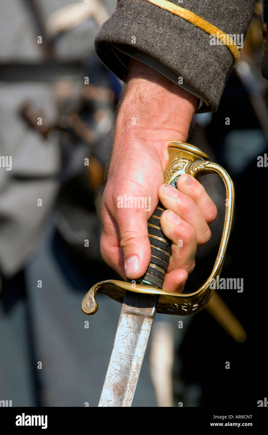 Civil war battle reenactment of Townsends in Mt. Dora Florida Stock ...
