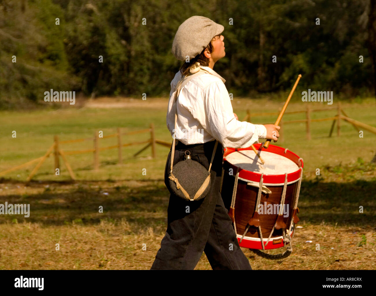 Civil war battle reenactment of Townsends in Mt. Dora Florida Stock ...
