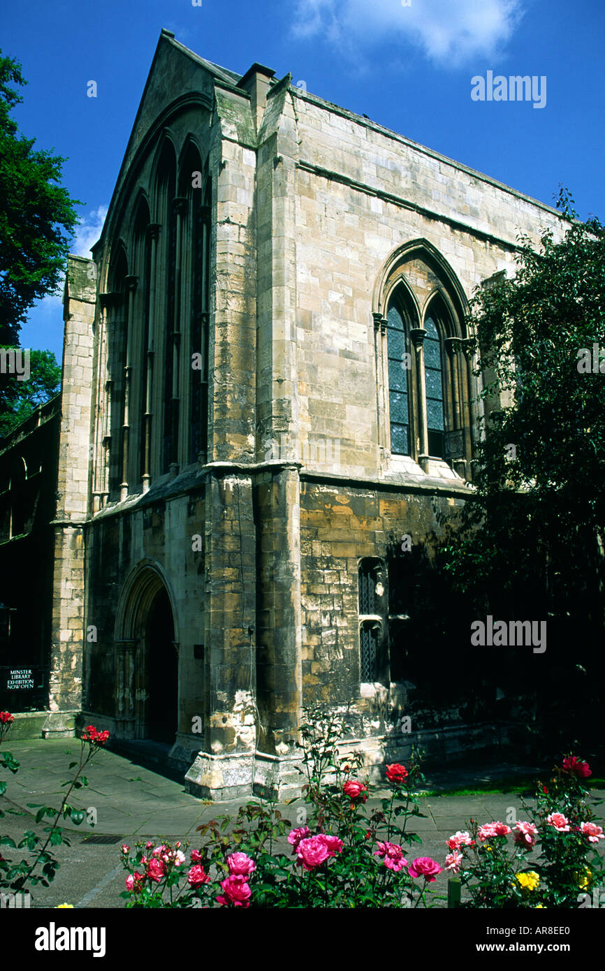 Minster Library York North Yorkshire England Stock Photo - Alamy