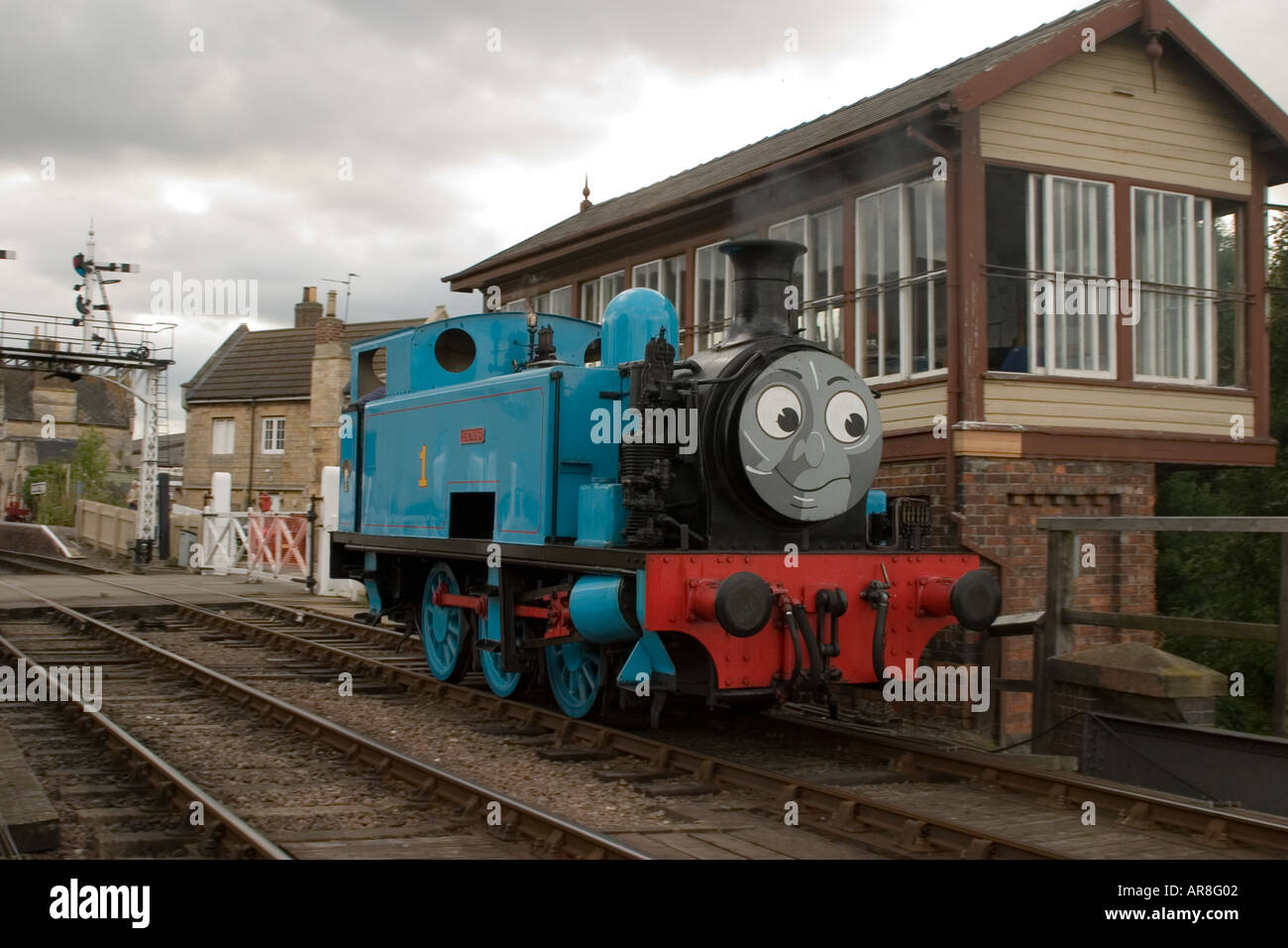 Thomas the Tank Engine on the Nene Valley Steam Railway Stock Photo - Alamy