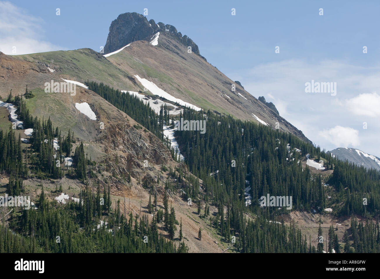 Never Summer Mountain Range in Colorado Stock Photo - Alamy