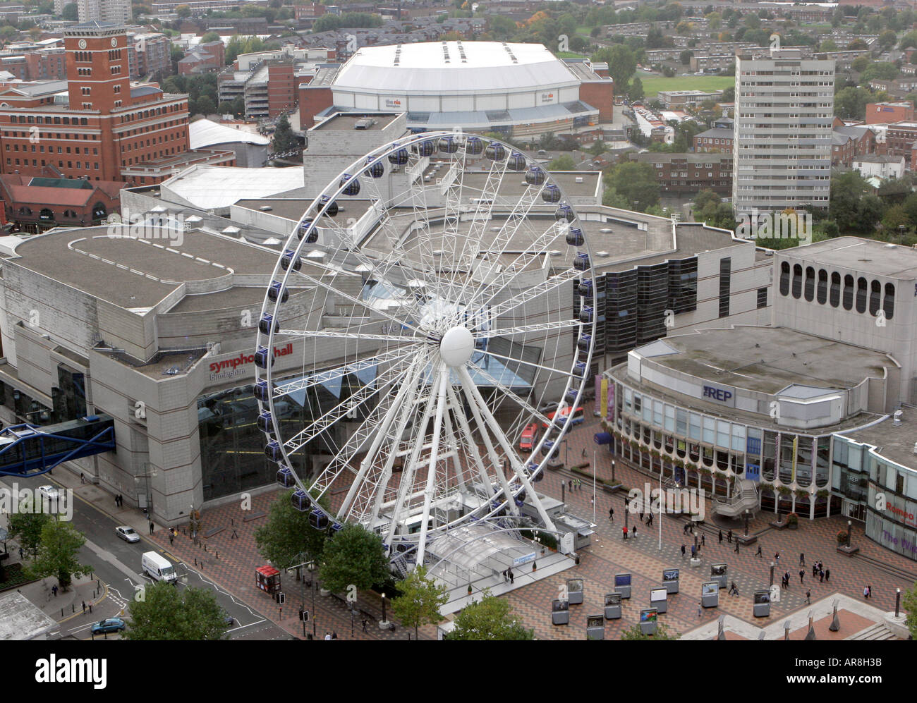 The Birmingham REP Theatre and Symphony Hall in Centenary Square ...