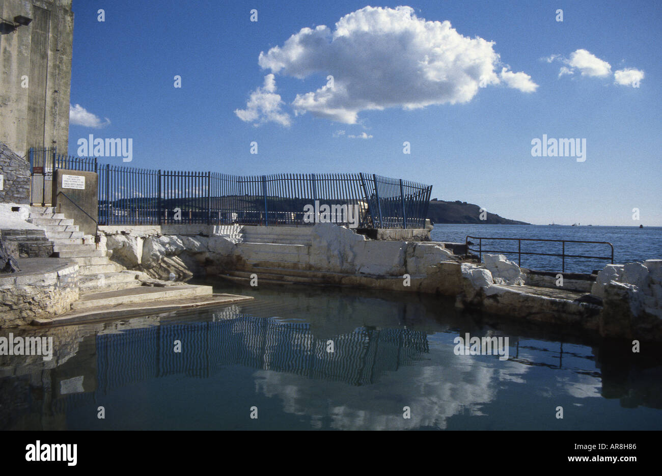 plymouth outdoor pool Stock Photo - Alamy