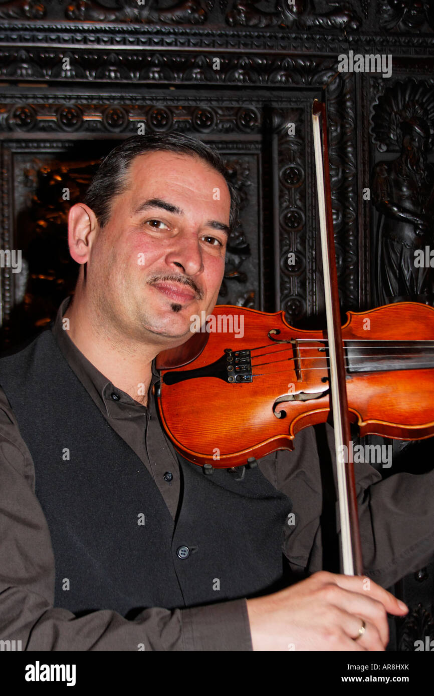 Violin player in Vienna Stock Photo - Alamy