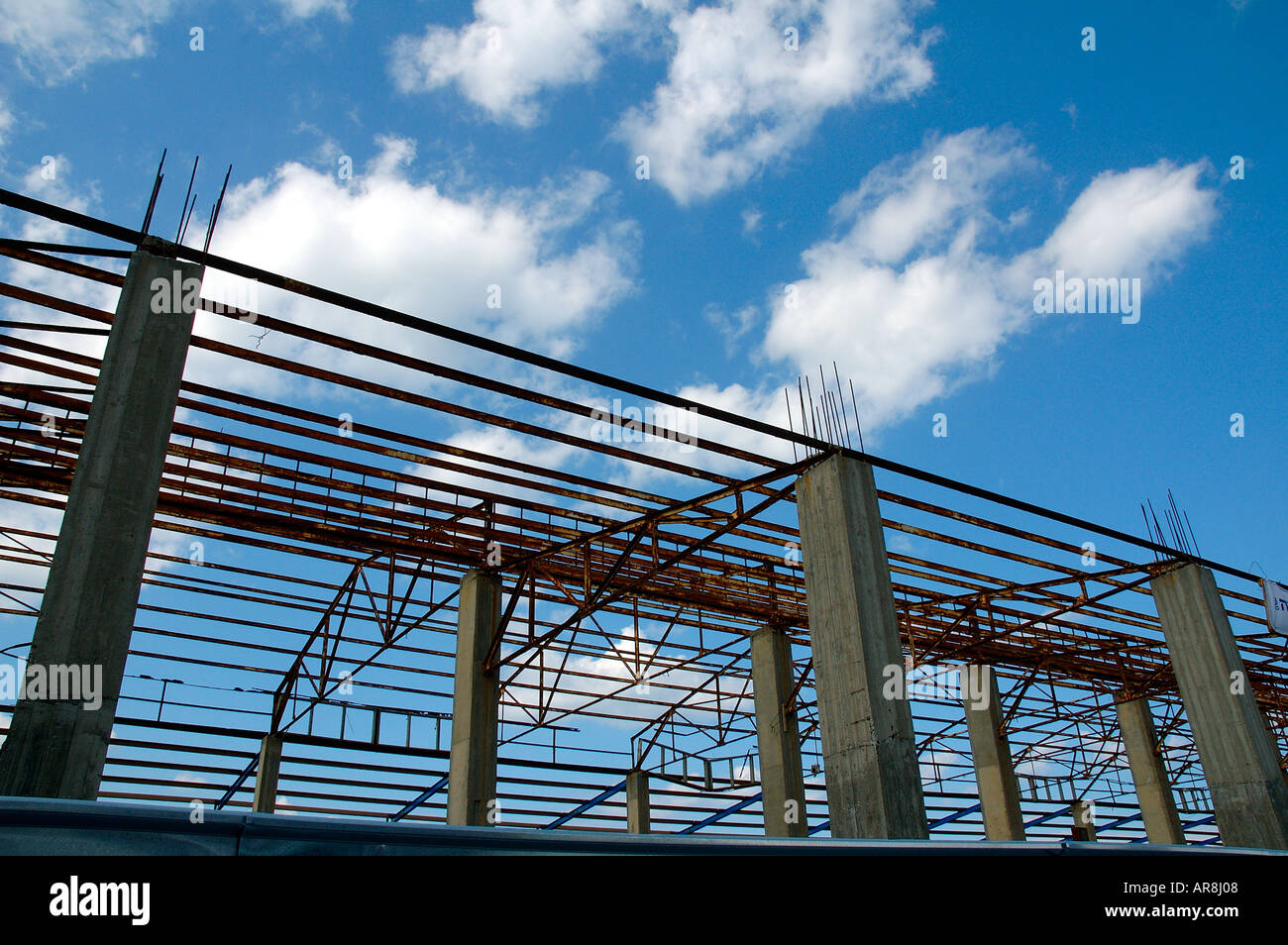 Steel Support Columns High Resolution Stock Photography and Images - Alamy