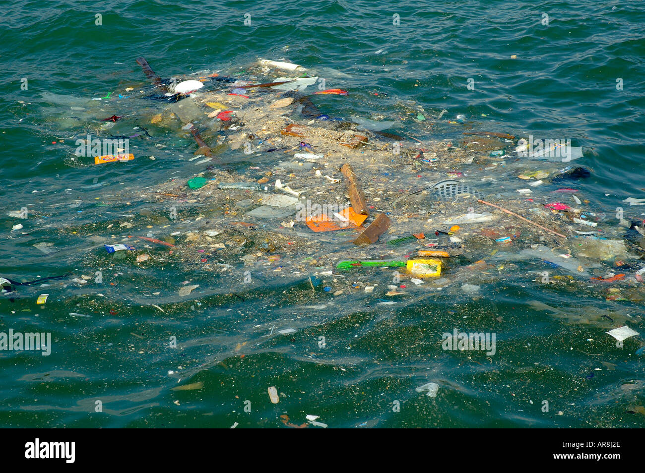 Sea pollution by plastic and trash Stock Photo: 5214765 - Alamy