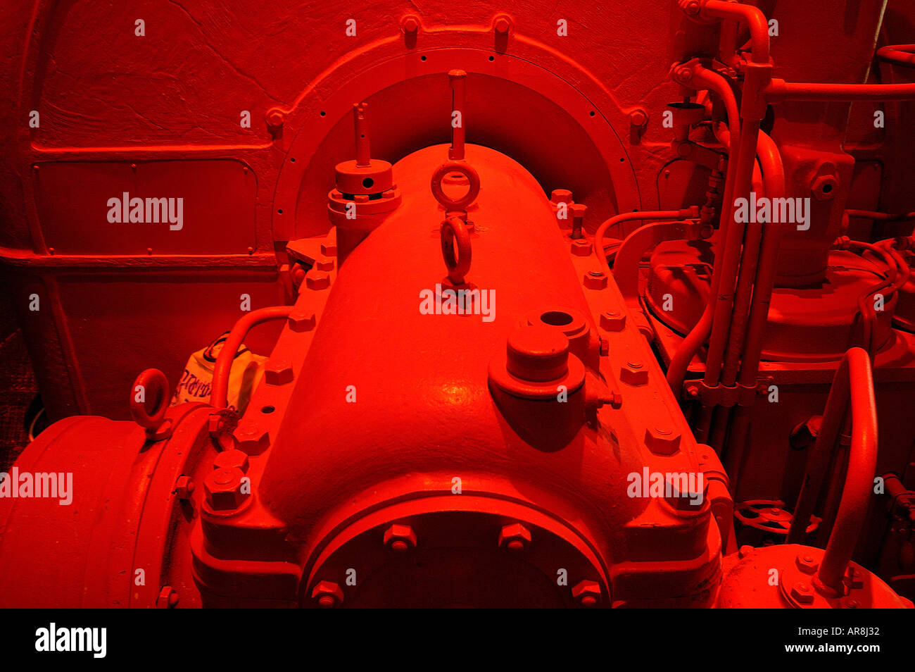 Generator machine in electric power plant Stock Photo - Alamy