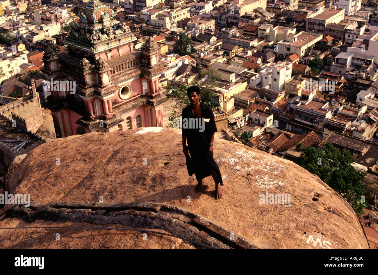 Trichy rock fort temple hi-res stock photography and images - Alamy