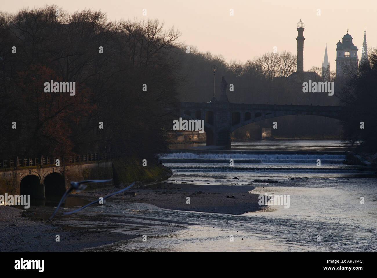 The Isar, river in Munich Stock Photo - Alamy