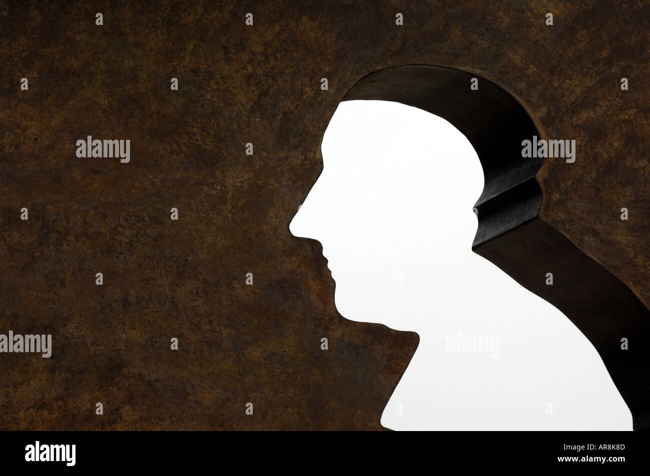 bronze cutout figure Stock Photo - Alamy