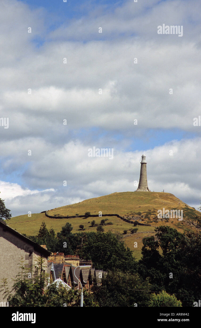 Sir John Barrow's Monument on top of Hoad Hill overlooking Ulverston ...