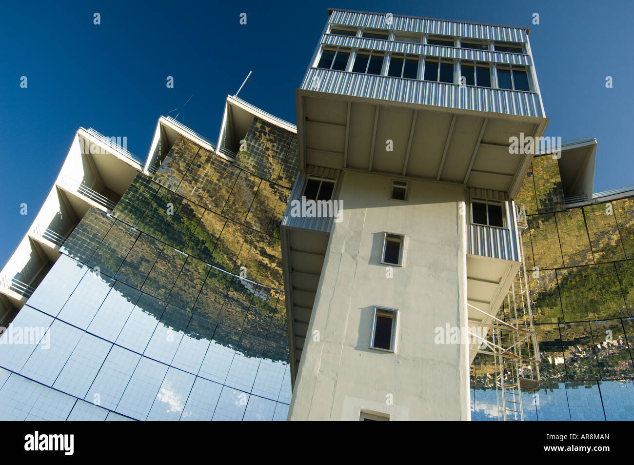 Odeillo Font Romeu experimental solar furnace, France Stock Photo - Alamy