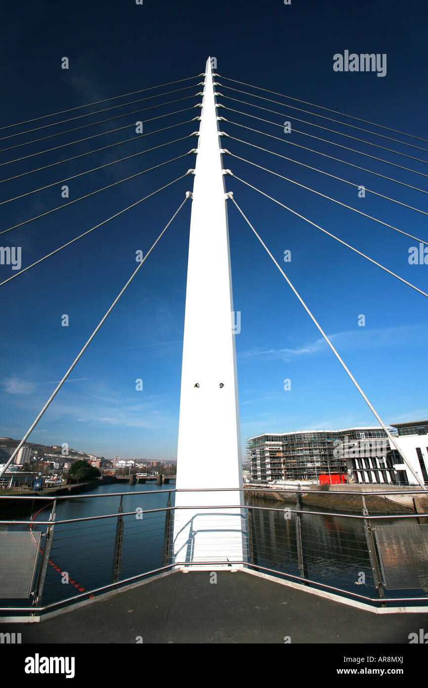 Swansea sail bridge hi-res stock photography and images - Alamy