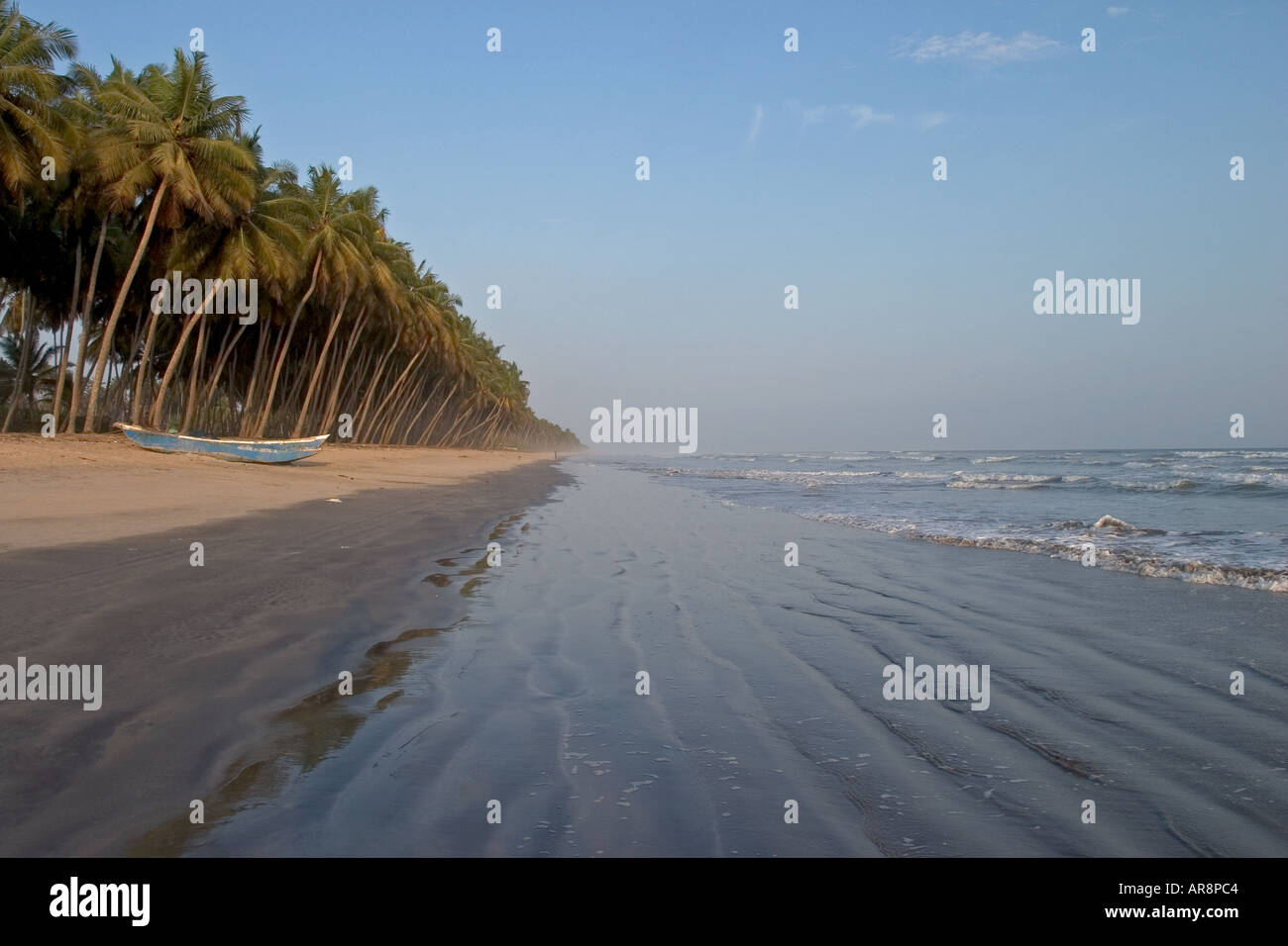 Tropical beach at Beyin, Western Ghana Stock Photo - Alamy