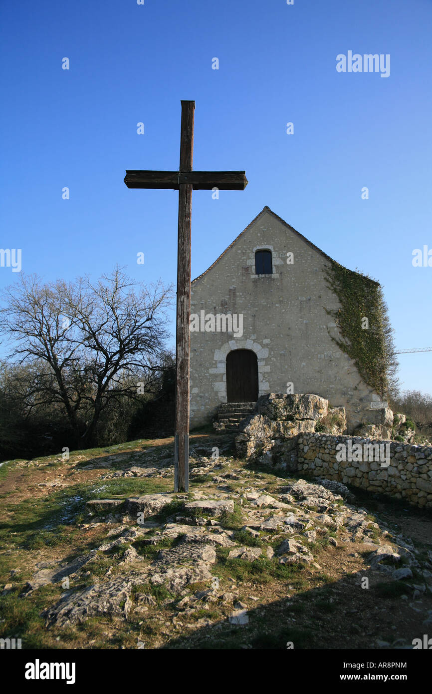 French religion cross france hi-res stock photography and images - Alamy