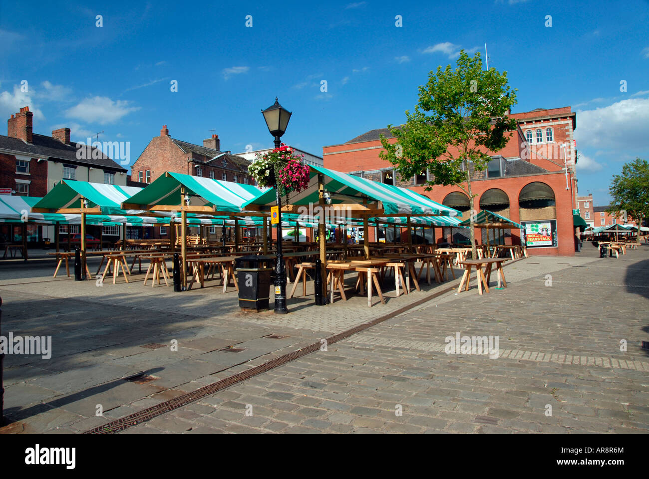 Chesterfield Market town Chesterfield,Derbyshire,England Stock Photo ...