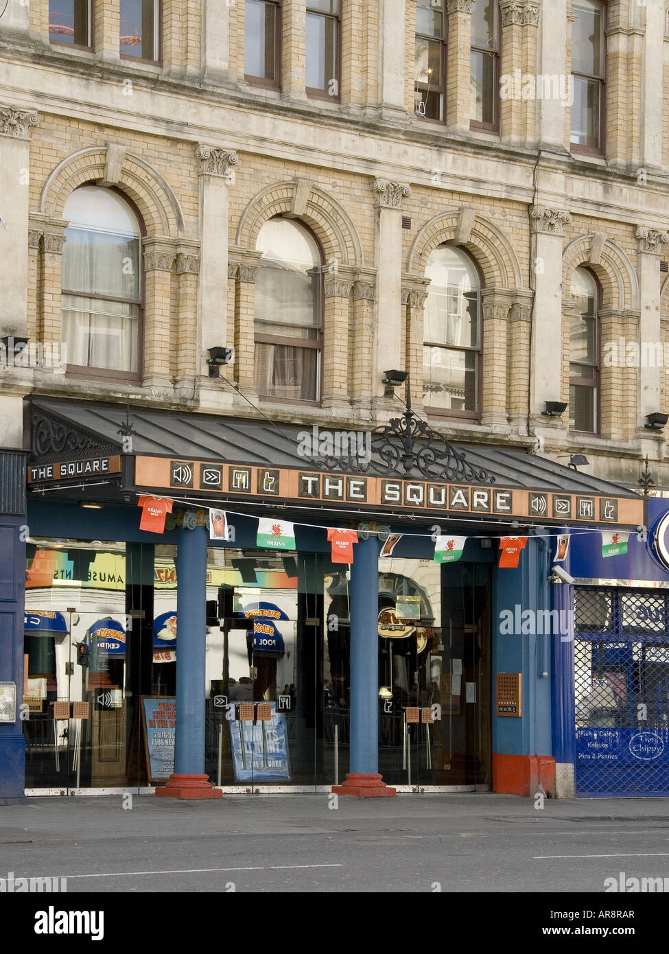 The Square St Mary St Cardiff Stock Photo - Alamy
