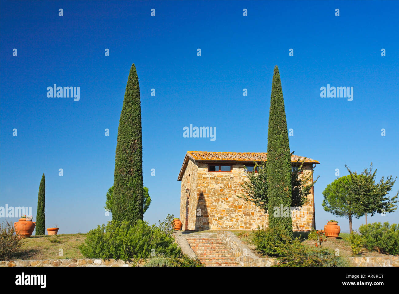 Small house, Tuscany, Italy Stock Photo - Alamy