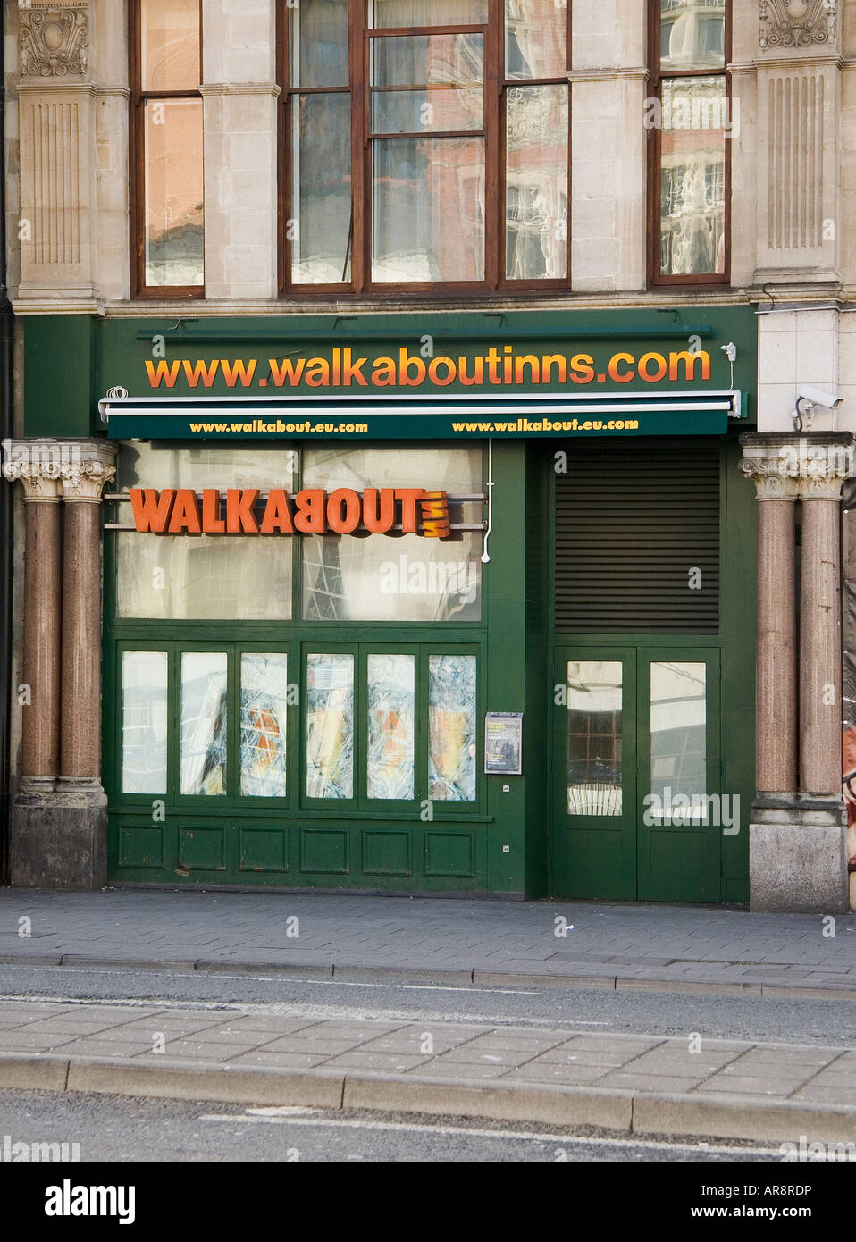 Walkabout Australian themed bar St Mary St Cardiff Stock Photo - Alamy
