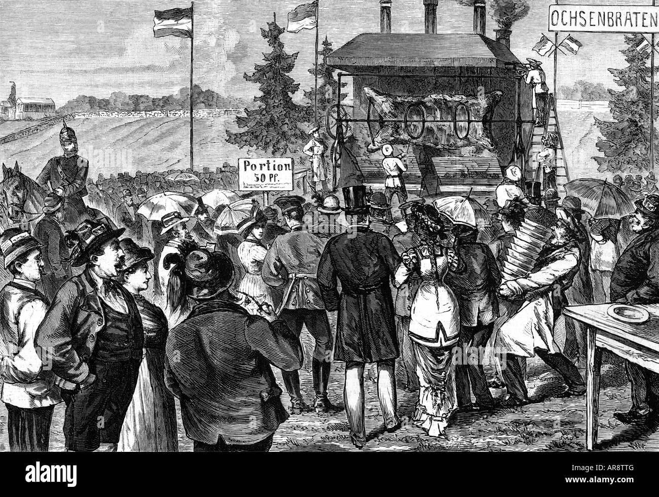 festivity, marksmenS s festival, 7th All German Shooting, Munich, 24.7. ...