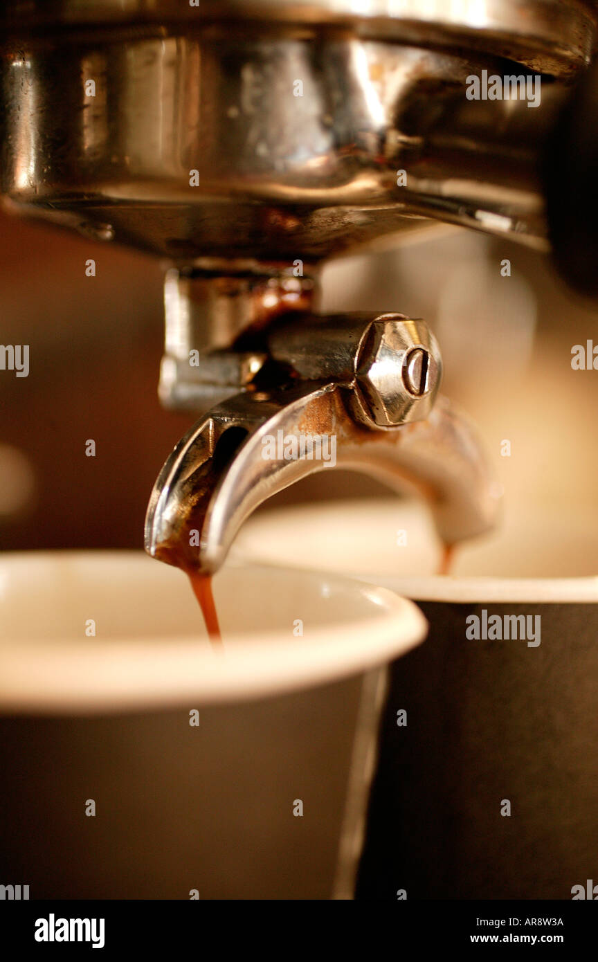 Coffee being served Stock Photo - Alamy