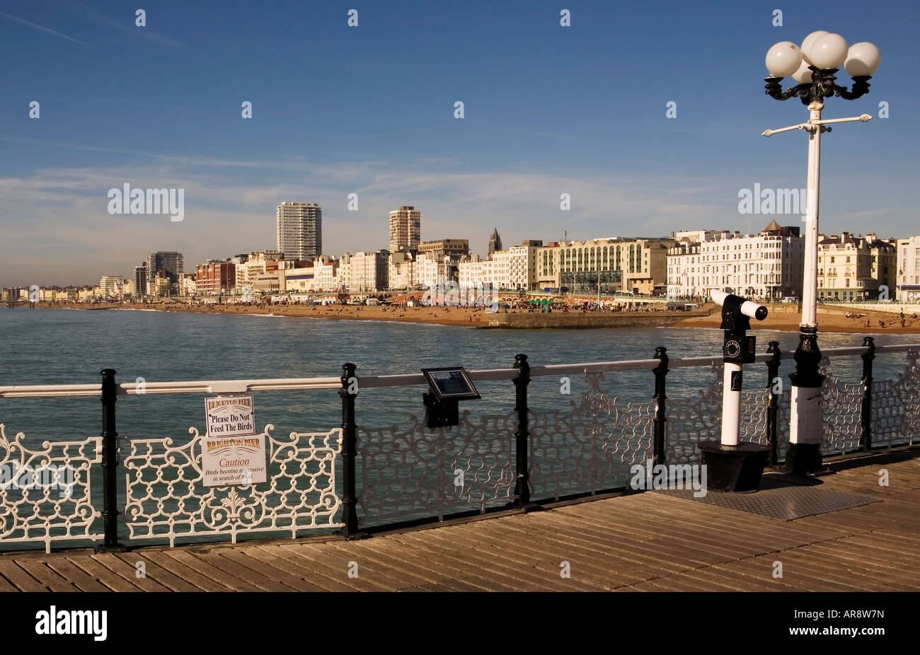 Brighton seafront seen from the pier Stock Photo - Alamy
