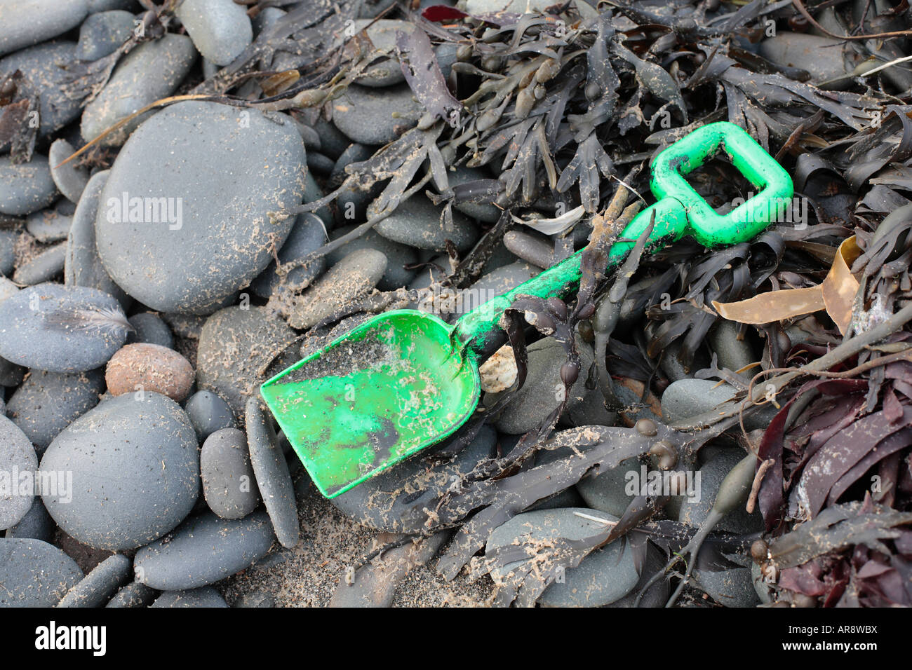 Plastic toy washed up on beach hi-res stock photography and images - Alamy