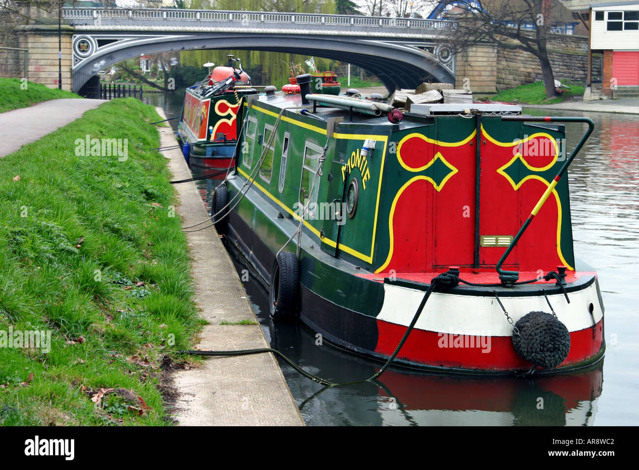River Barge 4 Stock Photo - Alamy