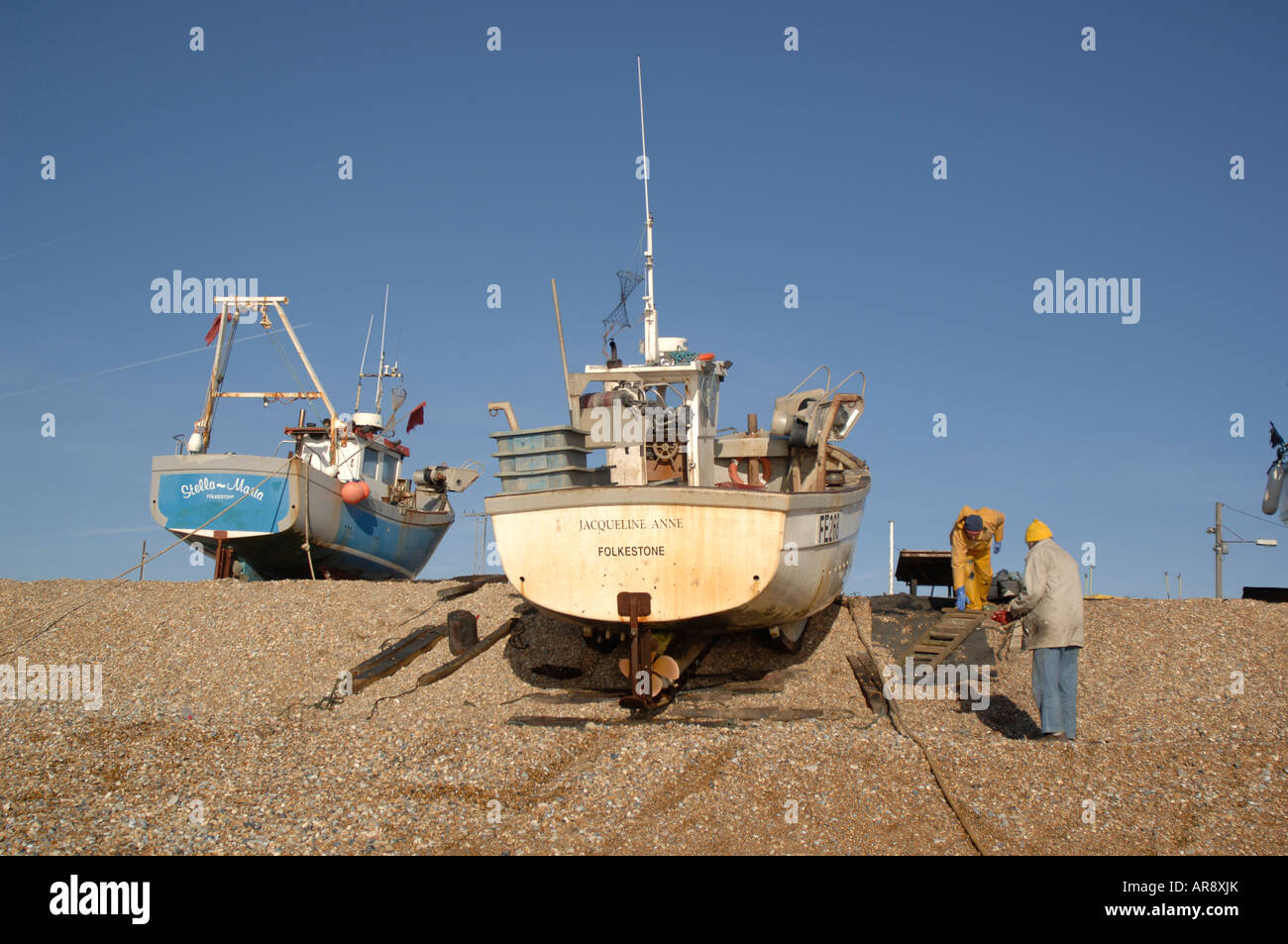 Fishing boat, Hythe, Kent, England Stock Photo - Alamy