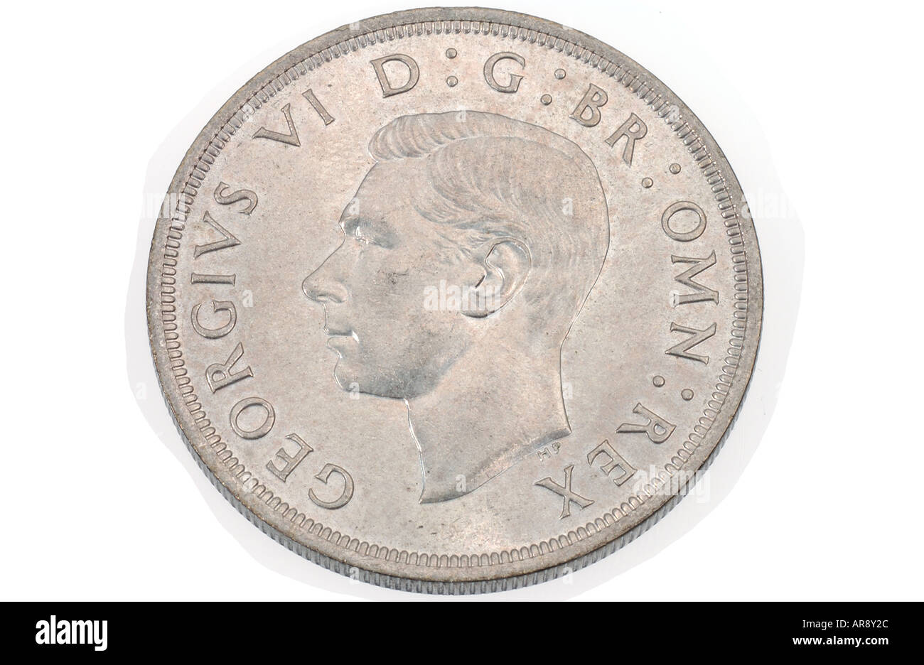 United Kingdom coinage George the Sixth Stock Photo - Alamy